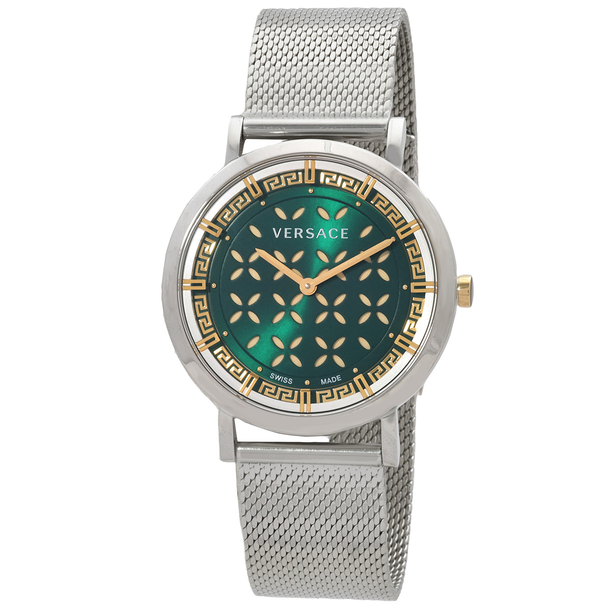 Versace New Generation Quartz Green Dial Ladies Watch VE3M01123 ...