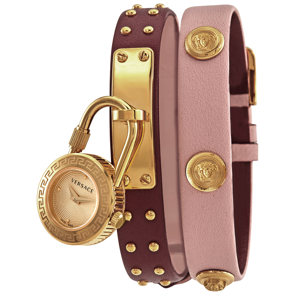 Versace Quartz Gold Dial Ladies Watch VEDW00319 7630030553738 - Watches ...