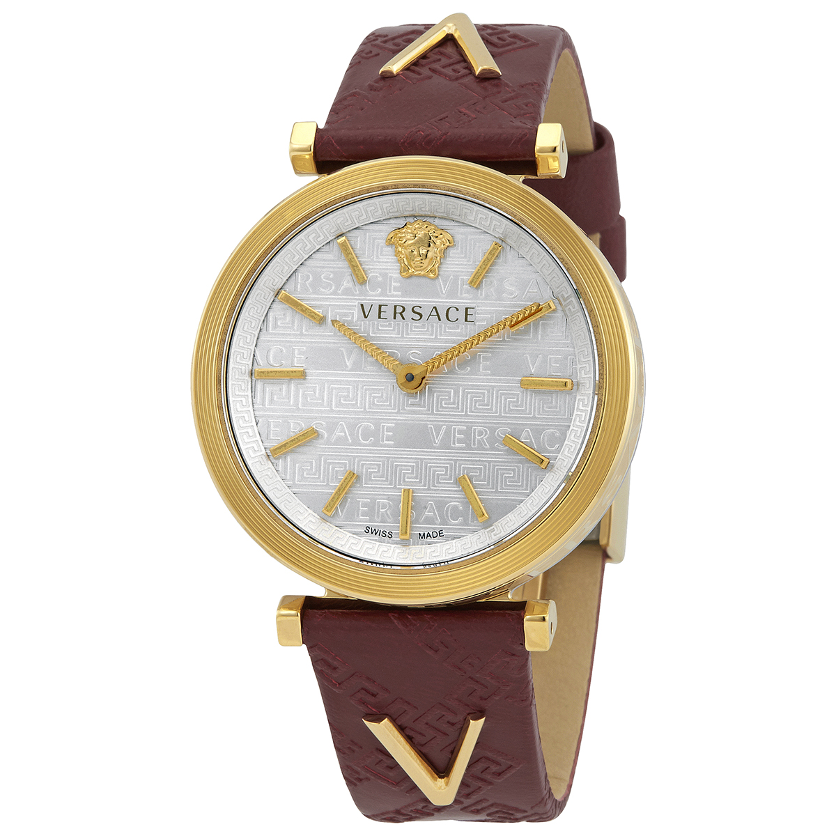 Versace Quartz Silver Dial Ladies Watch VELS00519 7630030544460 ...