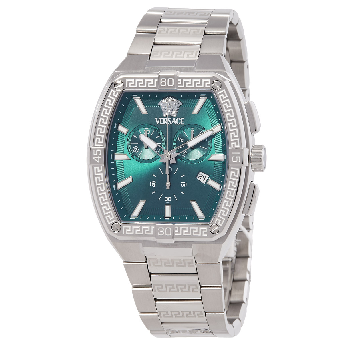 Versace V-Sporty Chronograph Quartz Green Dial Men's Watch VESP00424 ...