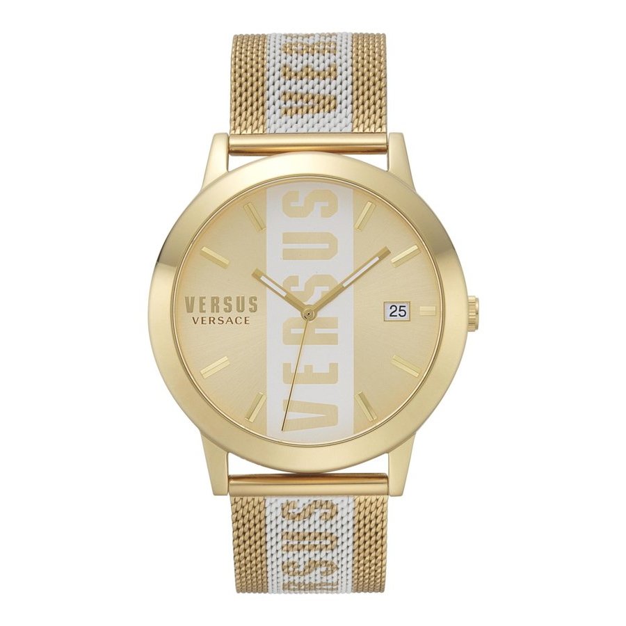 Versus By Versace Barbes Quartz Gold Dial Men's Watch VSPLN1221 ...