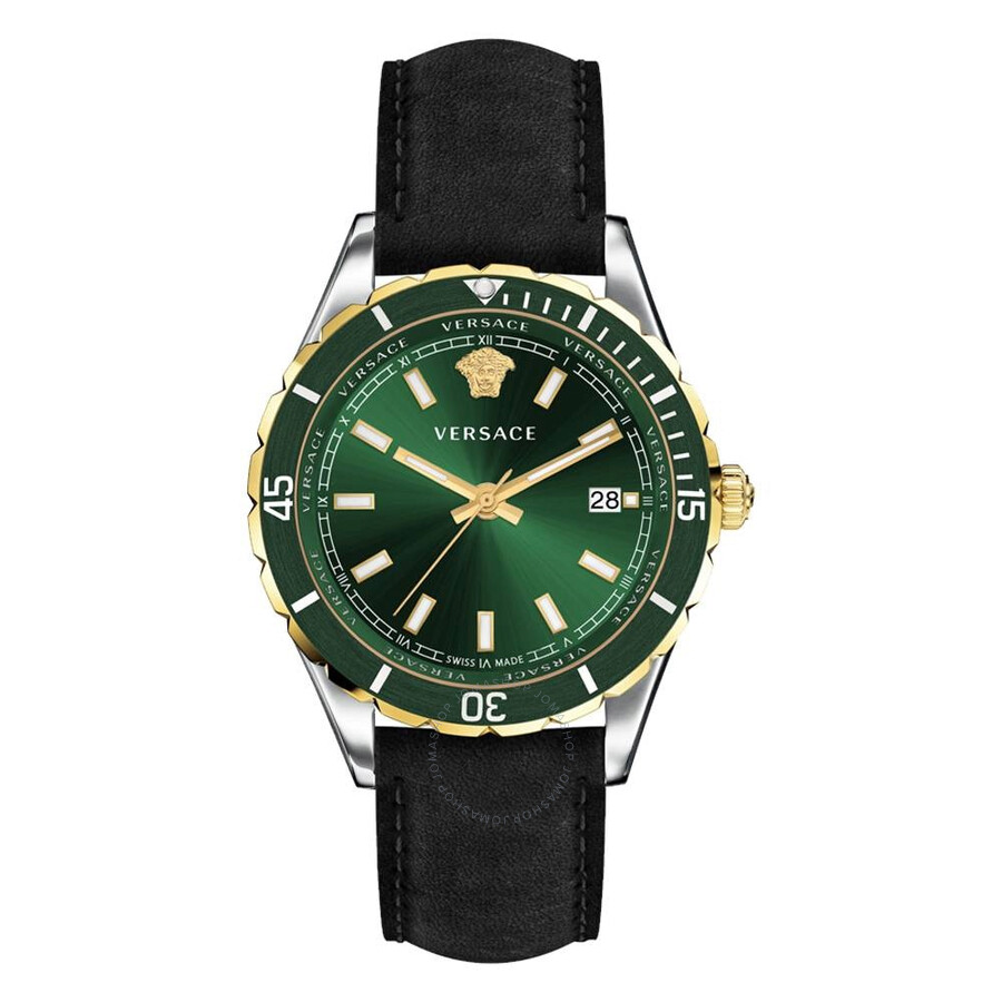 Versus By Versace Hellenyium Quartz Green Dial Men's Watch VE3A00320 ...