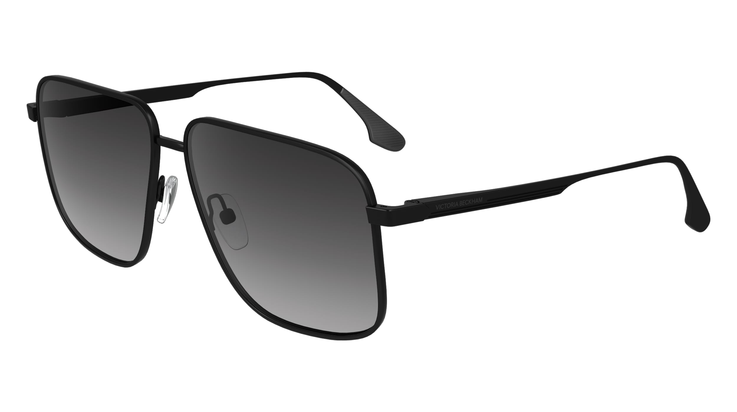 Victoria Beckham Grey Gradient Square Ladies Sunglasses VB243S 002 57 ...