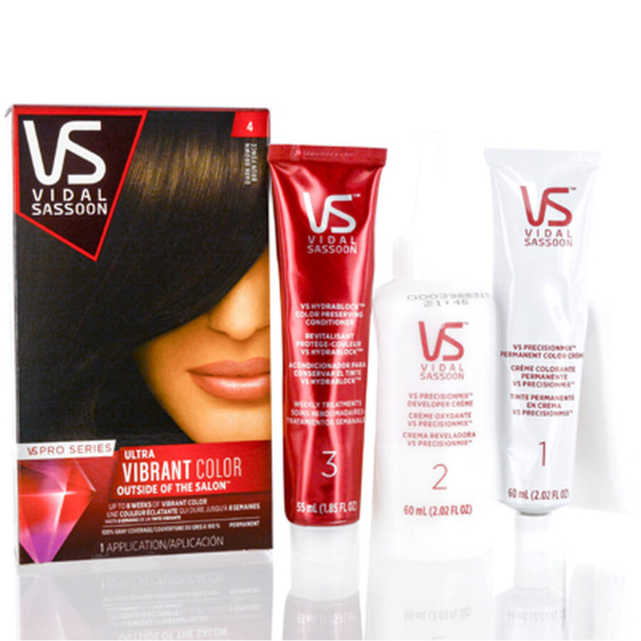 Vidal Sassoon / Pro Series Ultra Vibrant Color 4 Dark Brown Kit ...