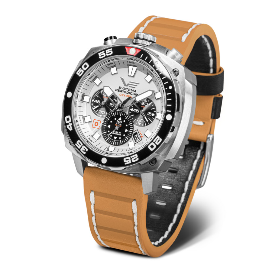 Vostok Europe Systema Periodicum Chronograph Quartz White Dial Men's ...