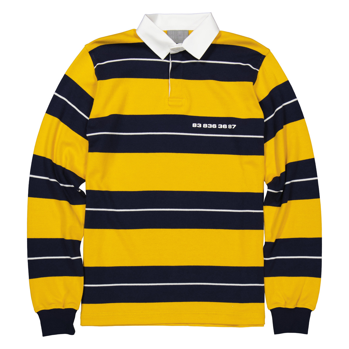 VTMNTS Men's Multi Long Sleeve Striped Polo Shirt, Size Small ...