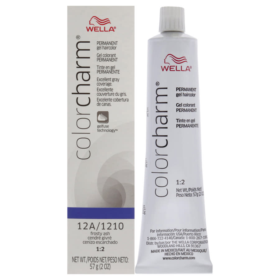 Wella Color Charm Permanent Hair Color Gel 2 oz 12A 1210 Frosty Ash ...