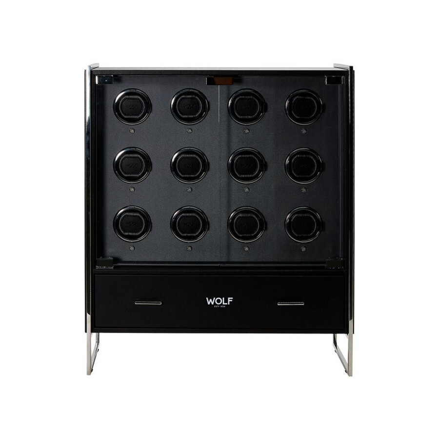 Wolf 12 Piece Watch Winder Cabinet 466602 - Watch Accessories, Watch Winders - Jomashop