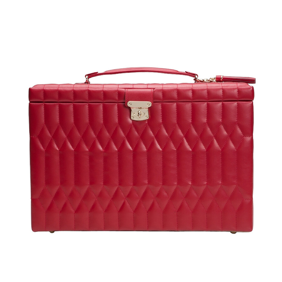 Wolf Caroline Extra Large Red Jewelry Case 329572 - Jewelry, Caroline ...