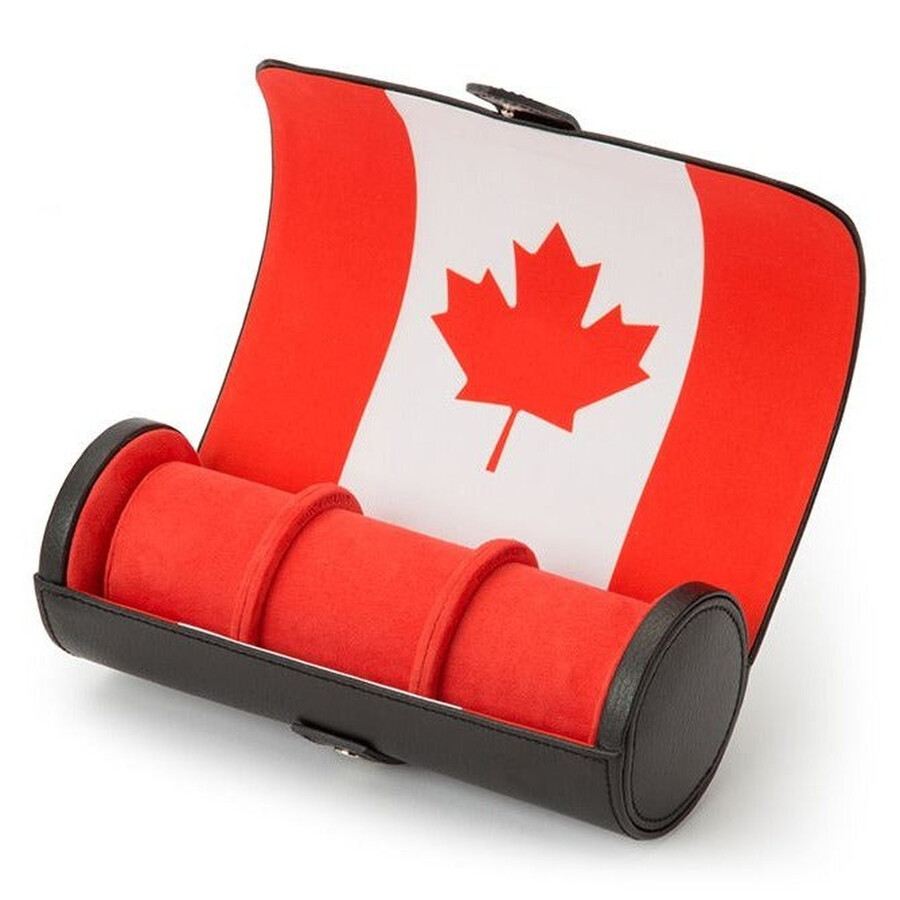 Wolf Navigator Canadian Flag Triple Watch Roll 470104 - Watch ...
