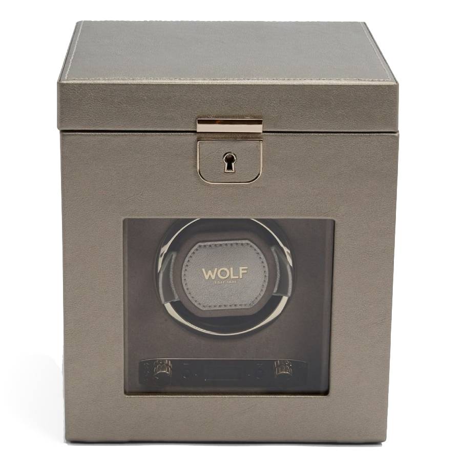 Wolf Pewter Palermo Single Watch Winder 213778 098152745344 - Men's ...
