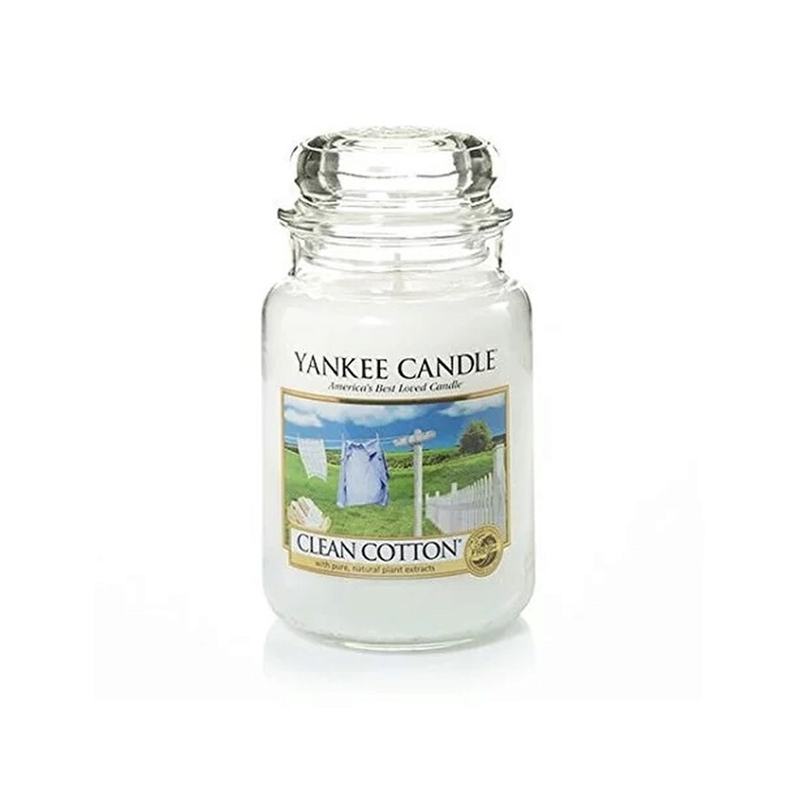 Yankee Candle Clean Cotton 22 OZ Scented Candle 5038580000108 - Fragrances, Clean Cotton - Jomashop