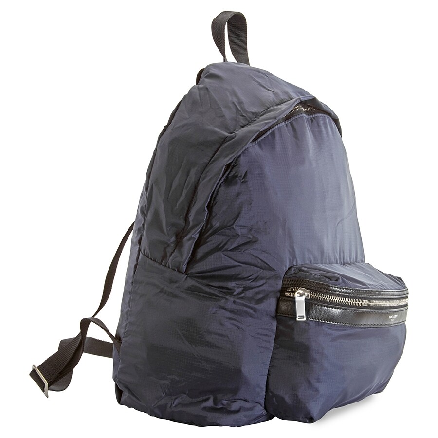 Saint Laurent Men's Backpack City Light Blue/Lavender 2Way Beltbag ...