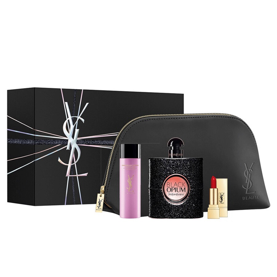 Yves Saint Laurent Ladies Black Opium Gift Set Fragrances 4894374206528 ...