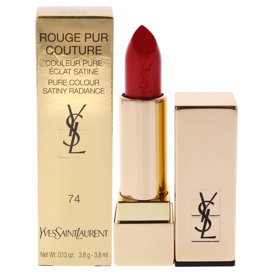 Yves Saint Laurent Rouge Pur Couture Lipstick 74 - Orange Electro 0.13 ...