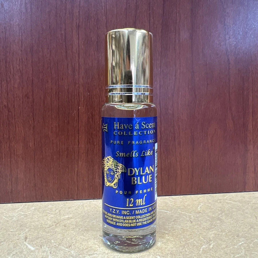 Yzy Smells Like Versace Dylan Blue Perfume Oil 0.4 oz 0752084308885 ...