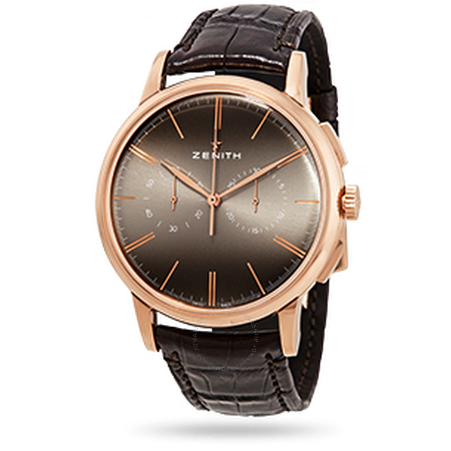 Zenith Elite 18kt Rose Gold Chronograph Automatic Men's Watch 18.2270. ...