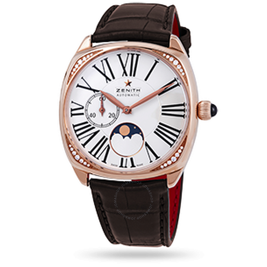 Zenith Heritage Star Moonphase 18kt Rose Gold Ladies Watch 22.1925.692 ...