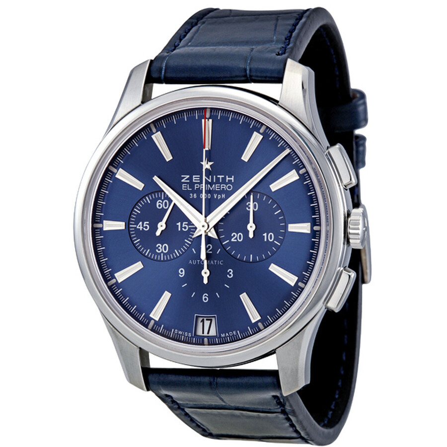 Zenith Captain Chronograph Blue Dial Automatic Men's Watch ...