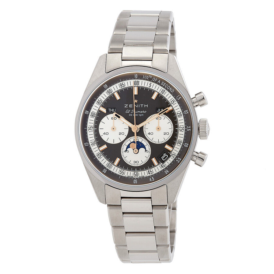 Zenith Chronomaster Original Triple Calendar Automatic Slate Grey Dial Men's Watch 03.3400.3610 ...