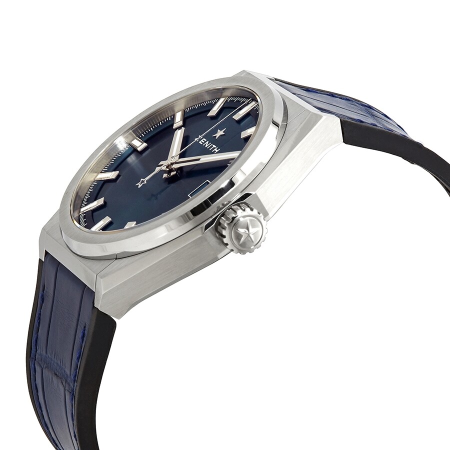 Zenith Defy Classic Automatic Blue Dial Titanium Men's Watch 95.9000. ...