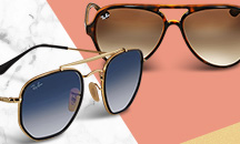 Ray-Ban Clubmaster Flash Lenses Copper Gradient Unisex Sunglasses ...